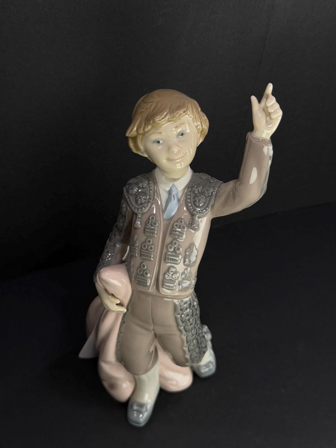 Rare Lladro "little Boy Bullfighter" Porcelain Figurine #5116, Handmade ...