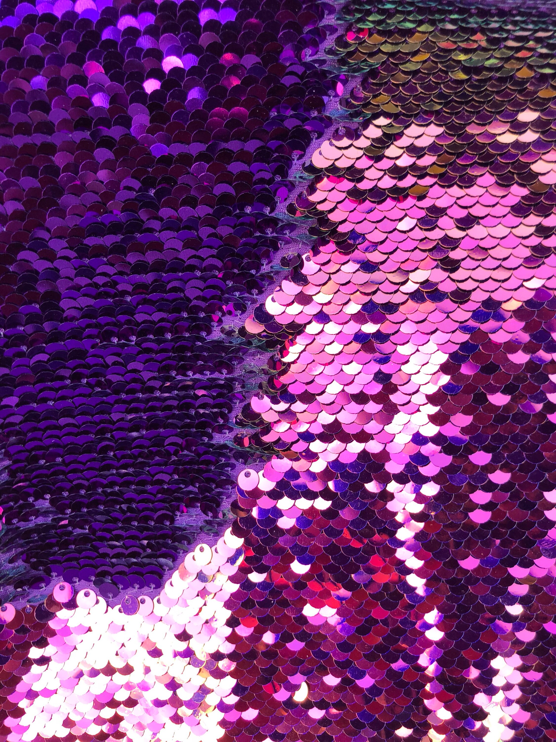 Flip sequins Purple Iridescent / Shiny Purple 5mm Sequins Sold | Etsy