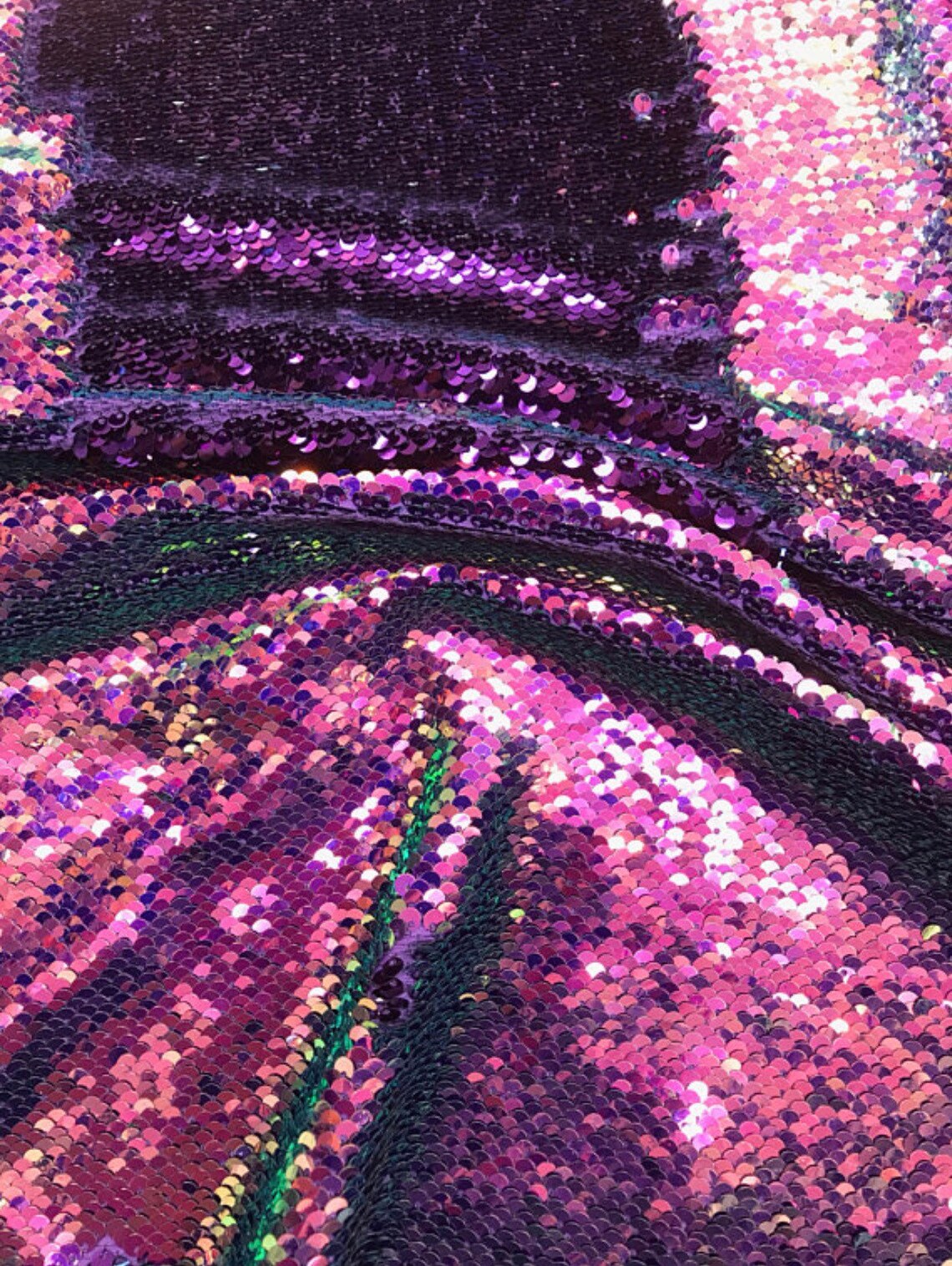 Flip Sequins Purple Iridescent / Shiny Purple 5mm Sequins Sold | Etsy
