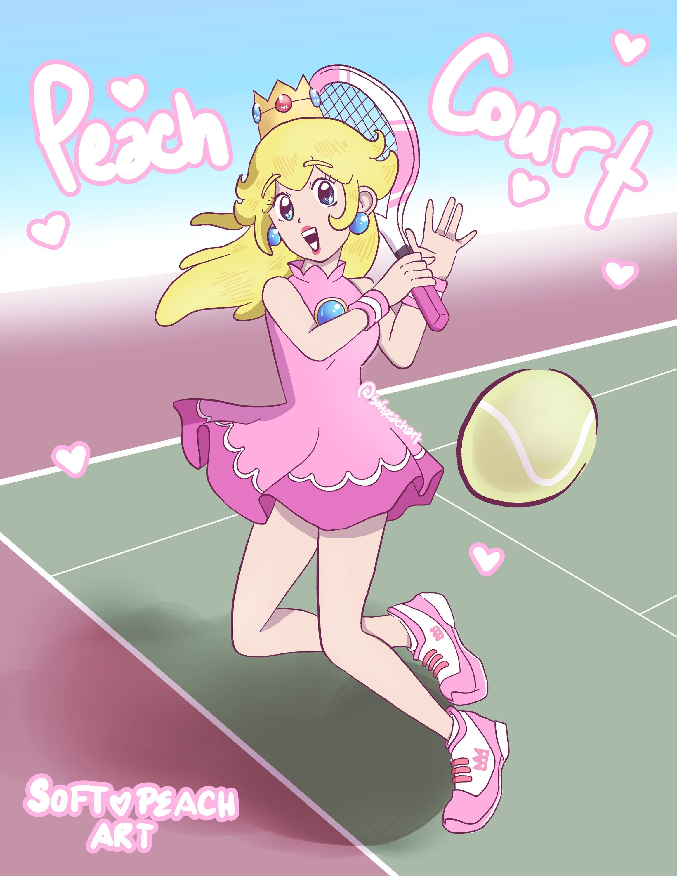 Princess Peach Tennis