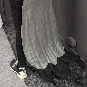 Stolas Cosplay Tail Long Grey Bird Costume Tail Stolas Helluva Boss ...