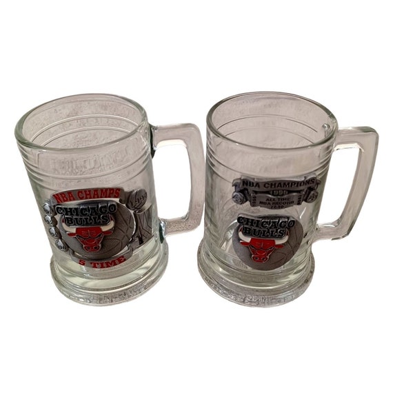 Set of 2 Chicago Bulls Steins Mugs 1996 '97 NBA Champs 5 - Etsy