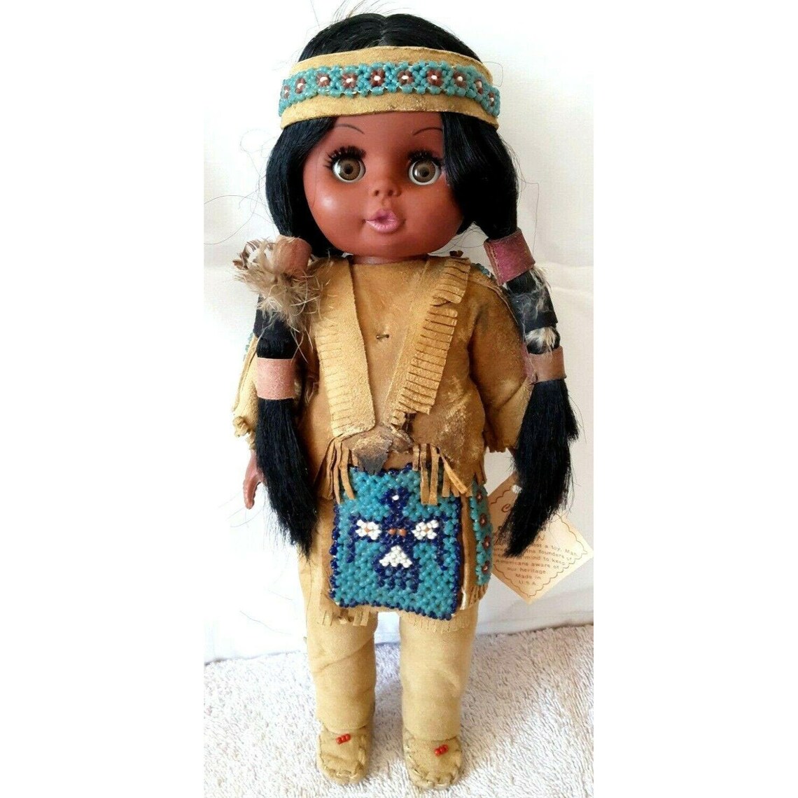 Vintage 1960's Carlson Dolls Cheyenne Chief Leather | Etsy