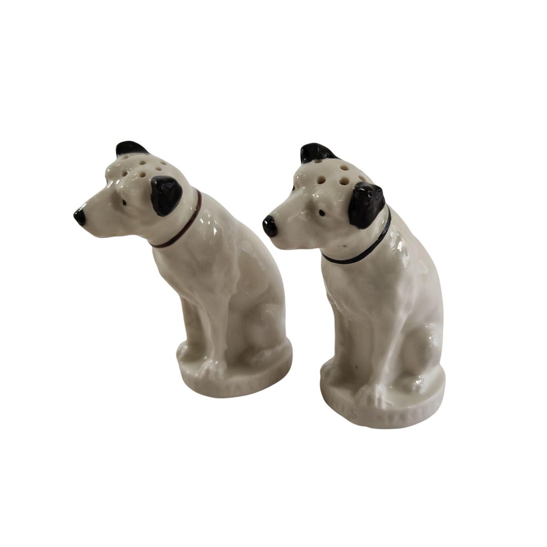 Vintage RCA Victor Dog Nipper Salt and Pepper Shakers "his Master’s ...