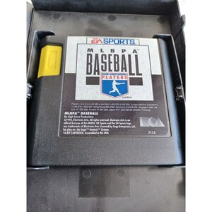 Sega Genesis MLBPA Game Cartrige Original Box EA Sports Baseball GA ...