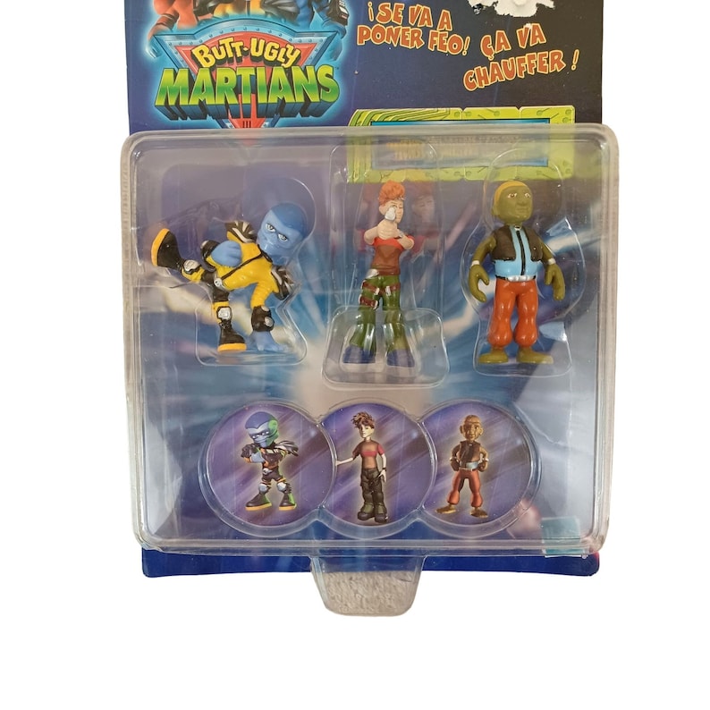 2001 NIB New Butt Ugly Martians Action Figures W/ Bogs Collectible ...