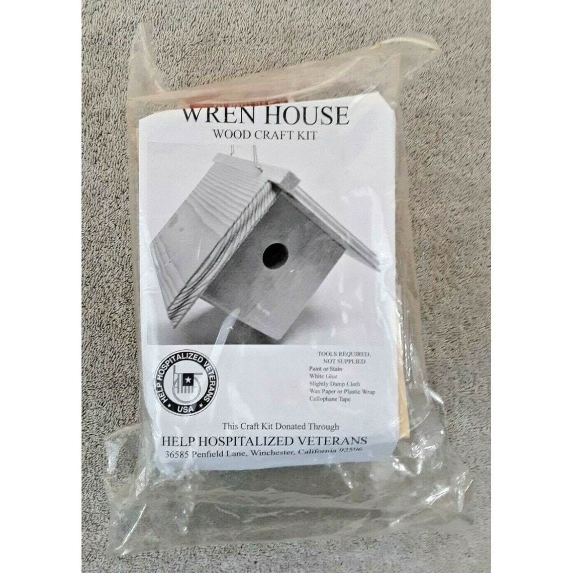 New Sealed Birdhouse Kit Wren House Wood Materials - Etsy