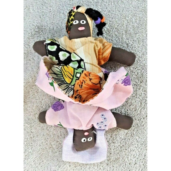 Vintage 1970's Hand Made 2 in 1 Flip Doll 9 Sewn | Etsy