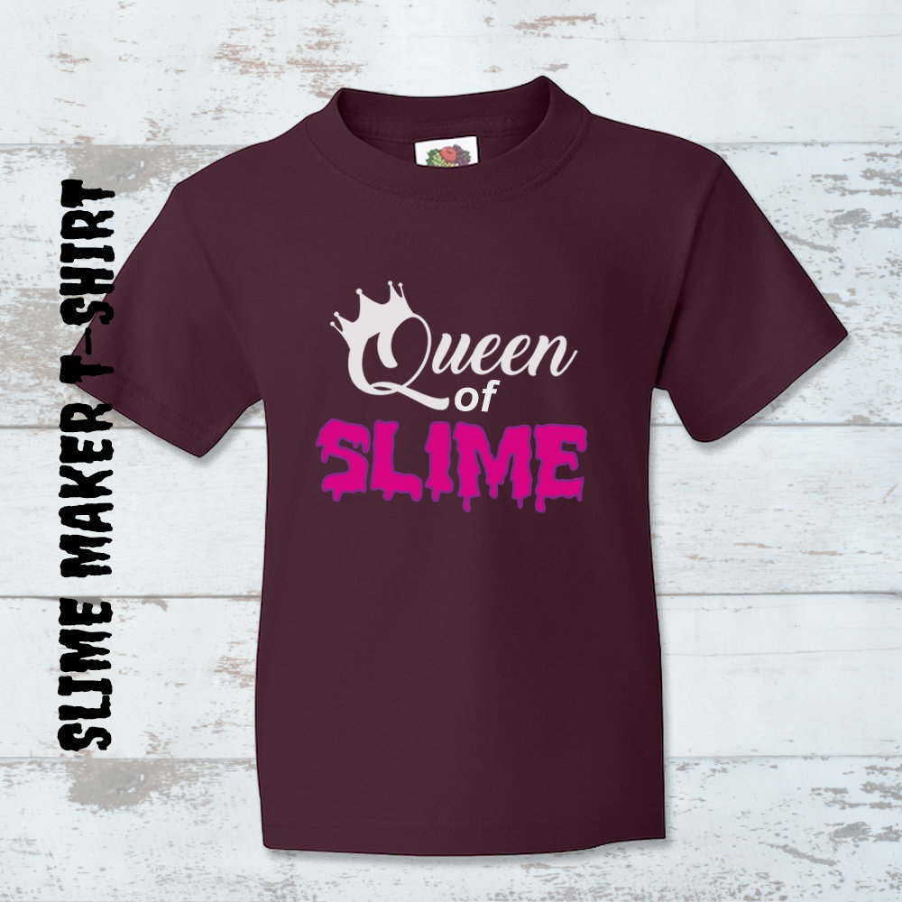 Queen of Slime T-shirt for Girls, Slime Maker Tshirt for Kids - Etsy