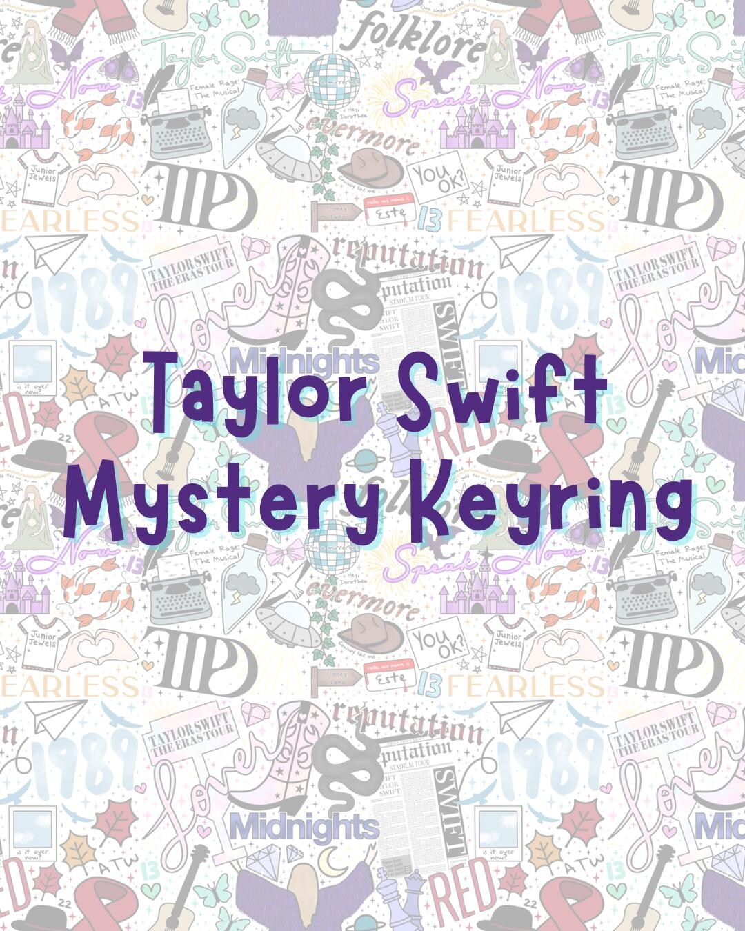 Taylor Swift Mystery Keyring Taylor Swift Swifties Gifts for Swifties ...