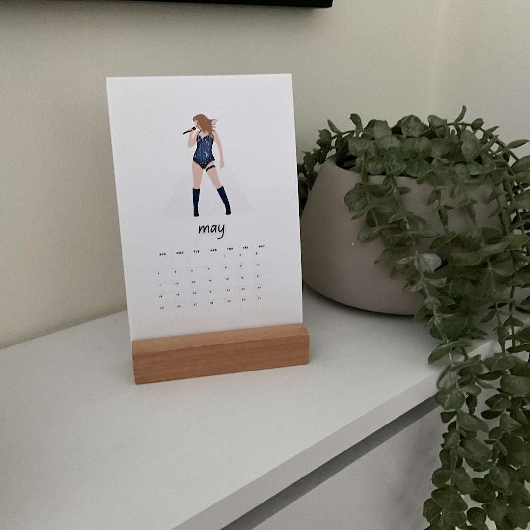 Taylor Swift Inspired Desk Calendar Desk Calendar Taylor Swift Swifties ...