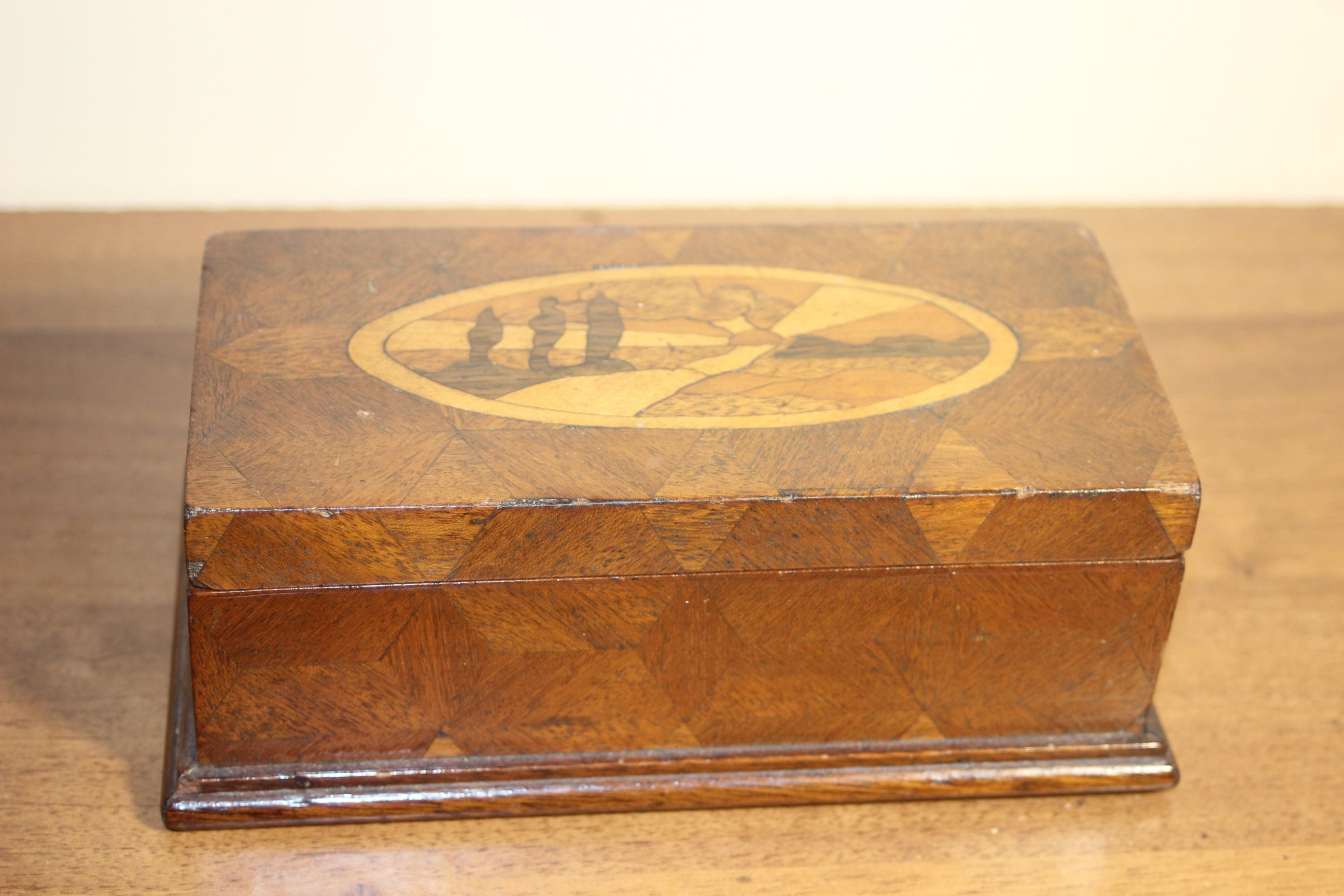 Art Deco Box marquetry Box / Trinket Box - Etsy