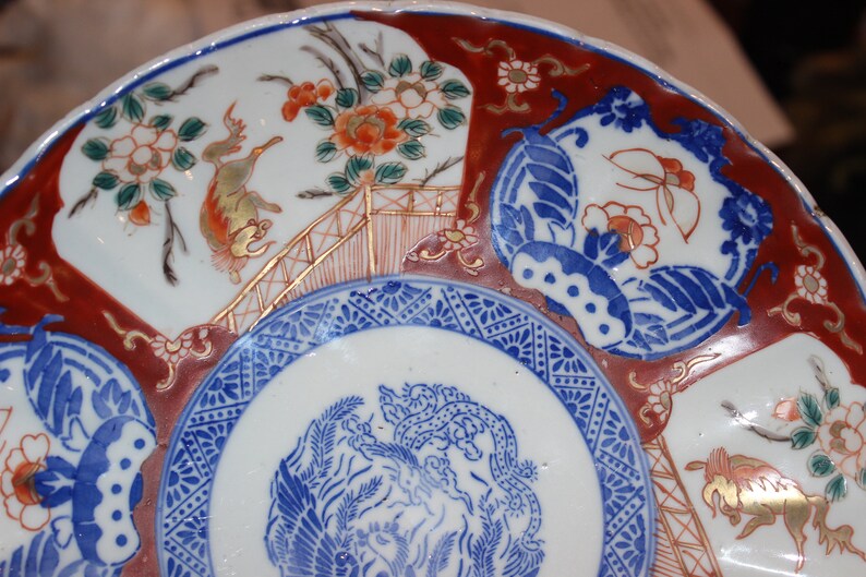 Imari Japanese Plate Late Meiji Period - Etsy