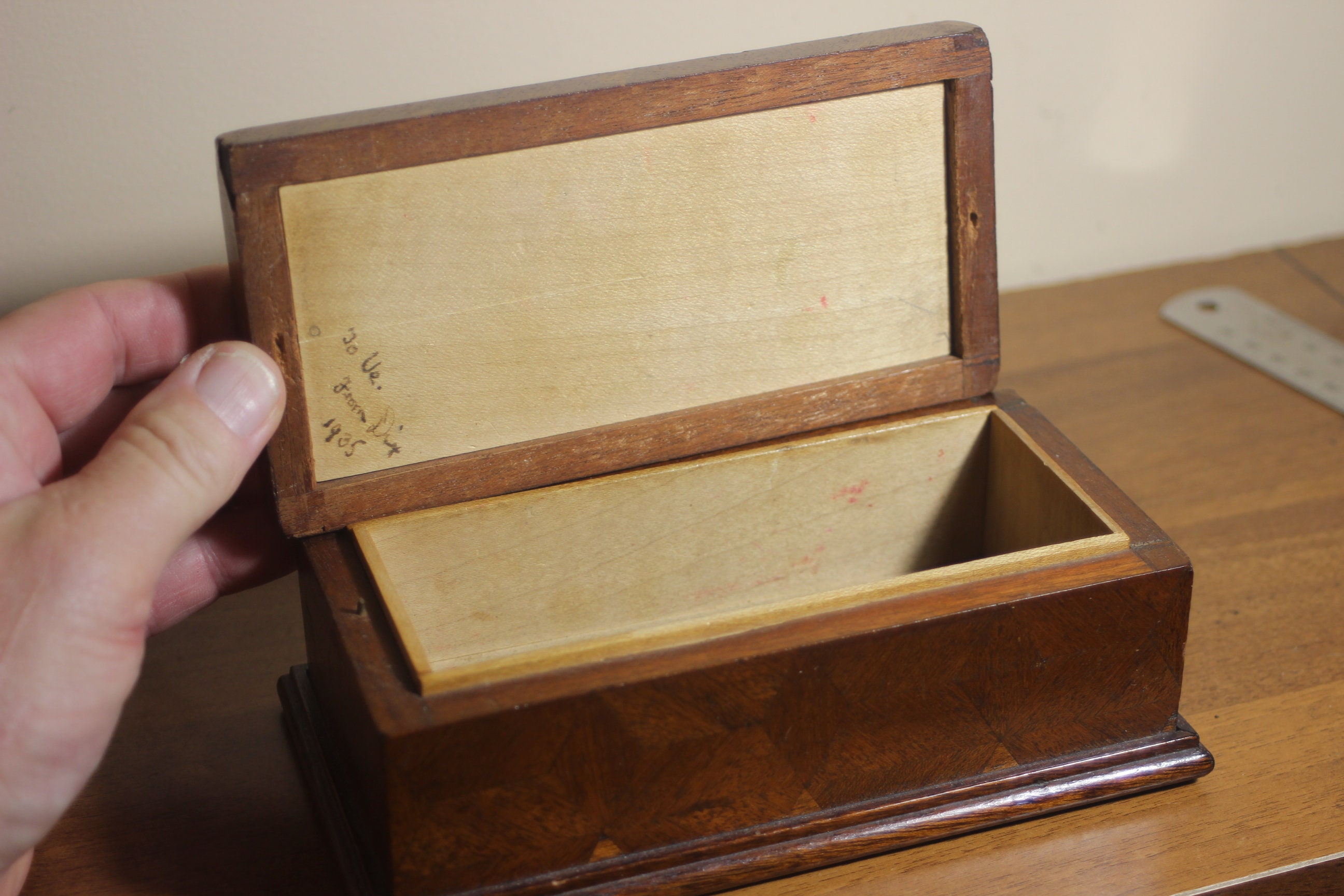 Art Deco Box marquetry Box / Trinket Box - Etsy