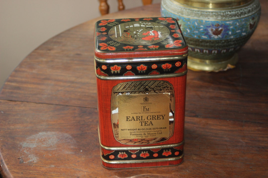 Vintage Earl Grey Tea Tin 5lb - Etsy