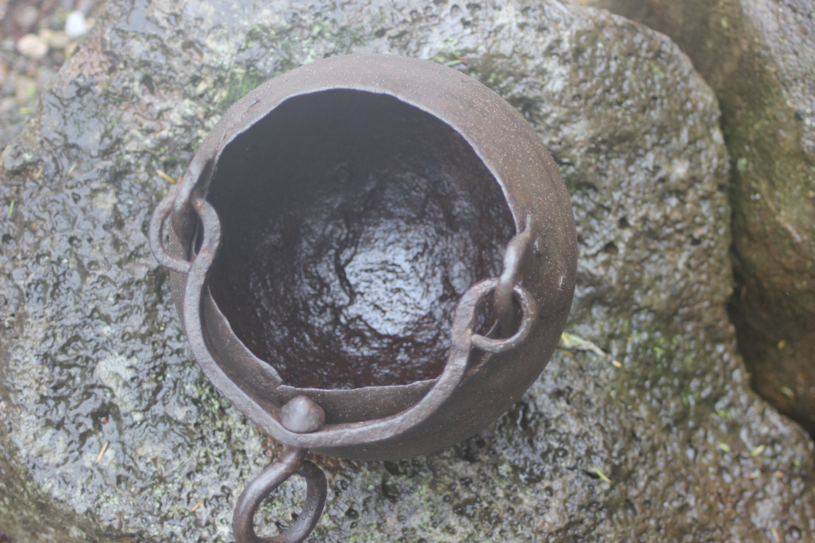 Antique Medieval Forged Iron Cauldron / Museum Piece 600 Years Old - Etsy