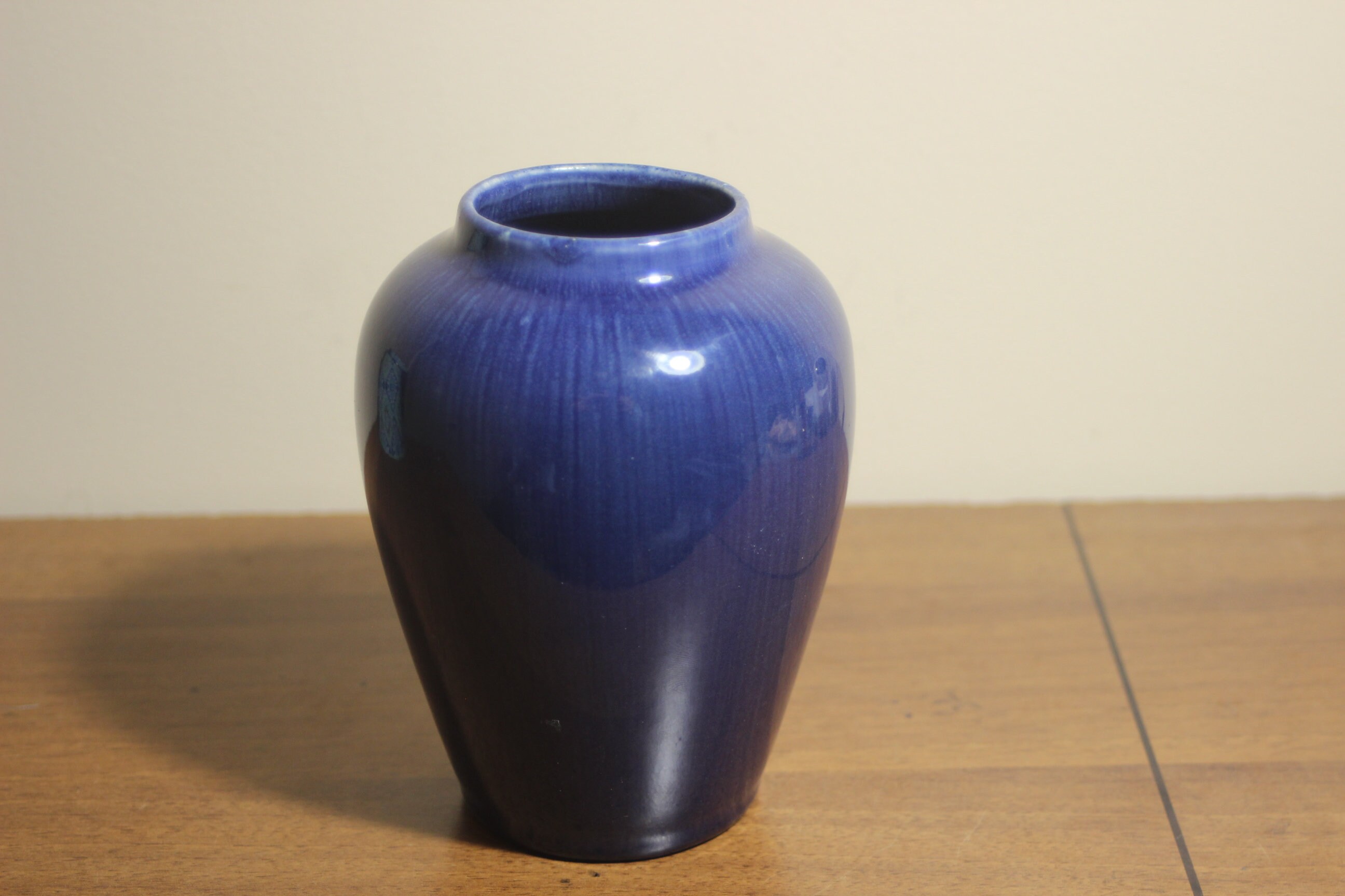 Awaji Pottery Vase Blue / Green ,japanese Pottery - Etsy