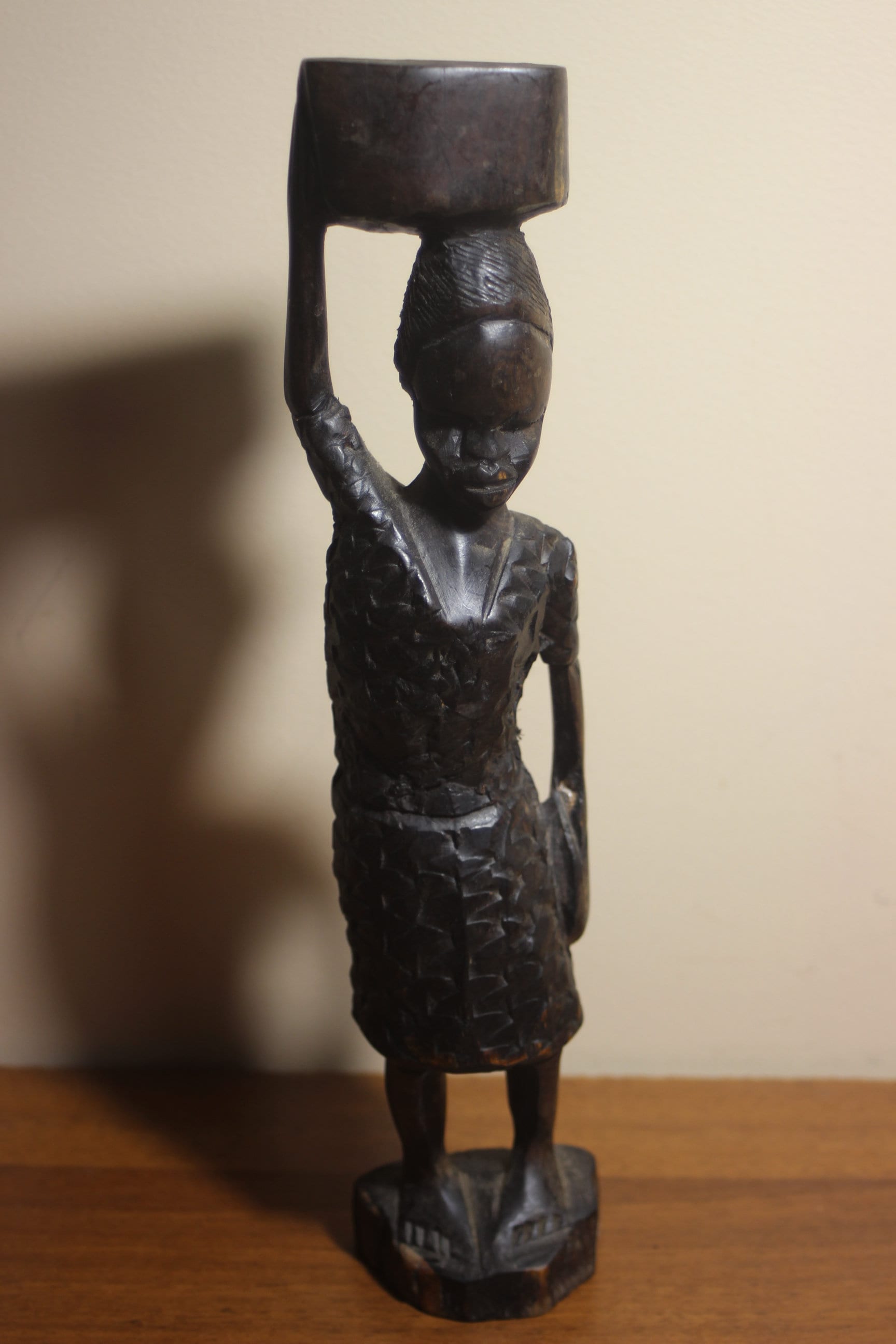 Vintage African Wood Carving / African Art , Figure of a Lady ,ebony - Etsy