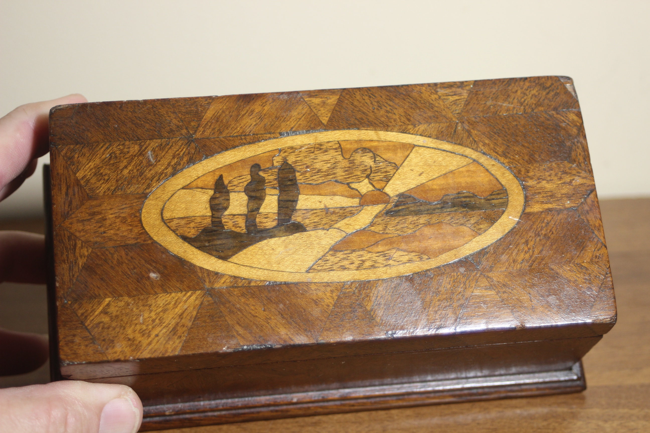 Art Deco Box marquetry Box / Trinket Box - Etsy