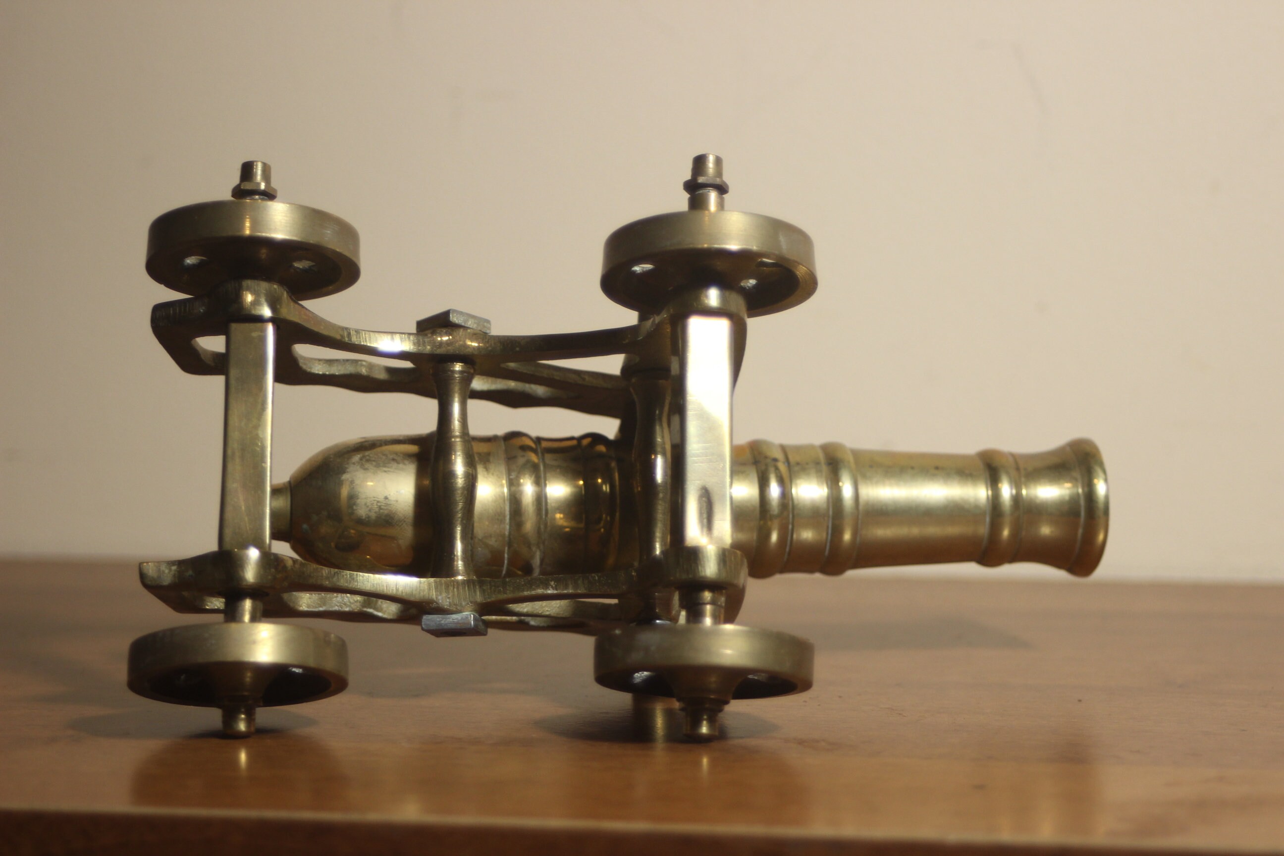 Vintage Brass Model Cannon - Etsy