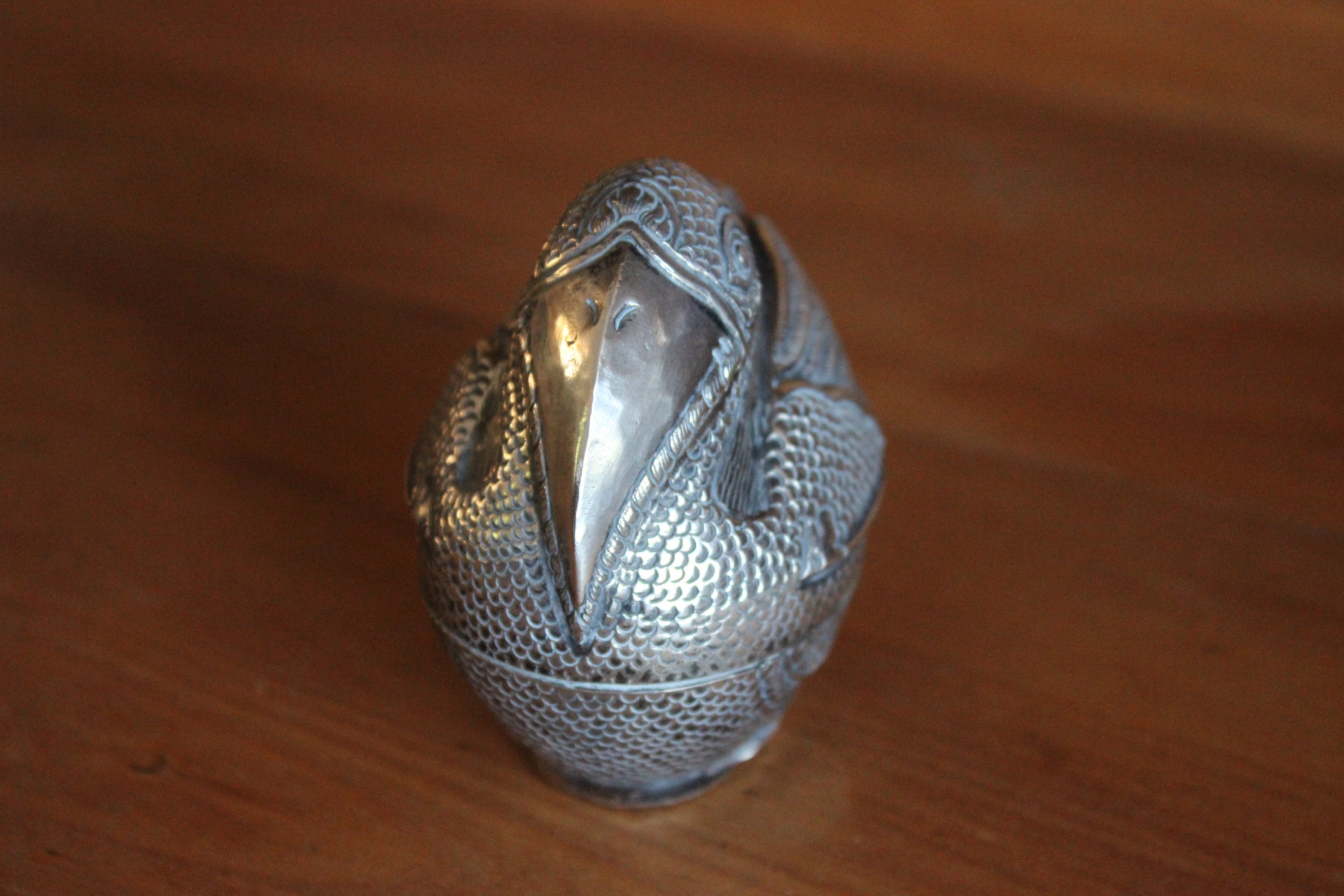 Cambodian Silver Betel Nut Box , Silver Bird /pill Box - Etsy