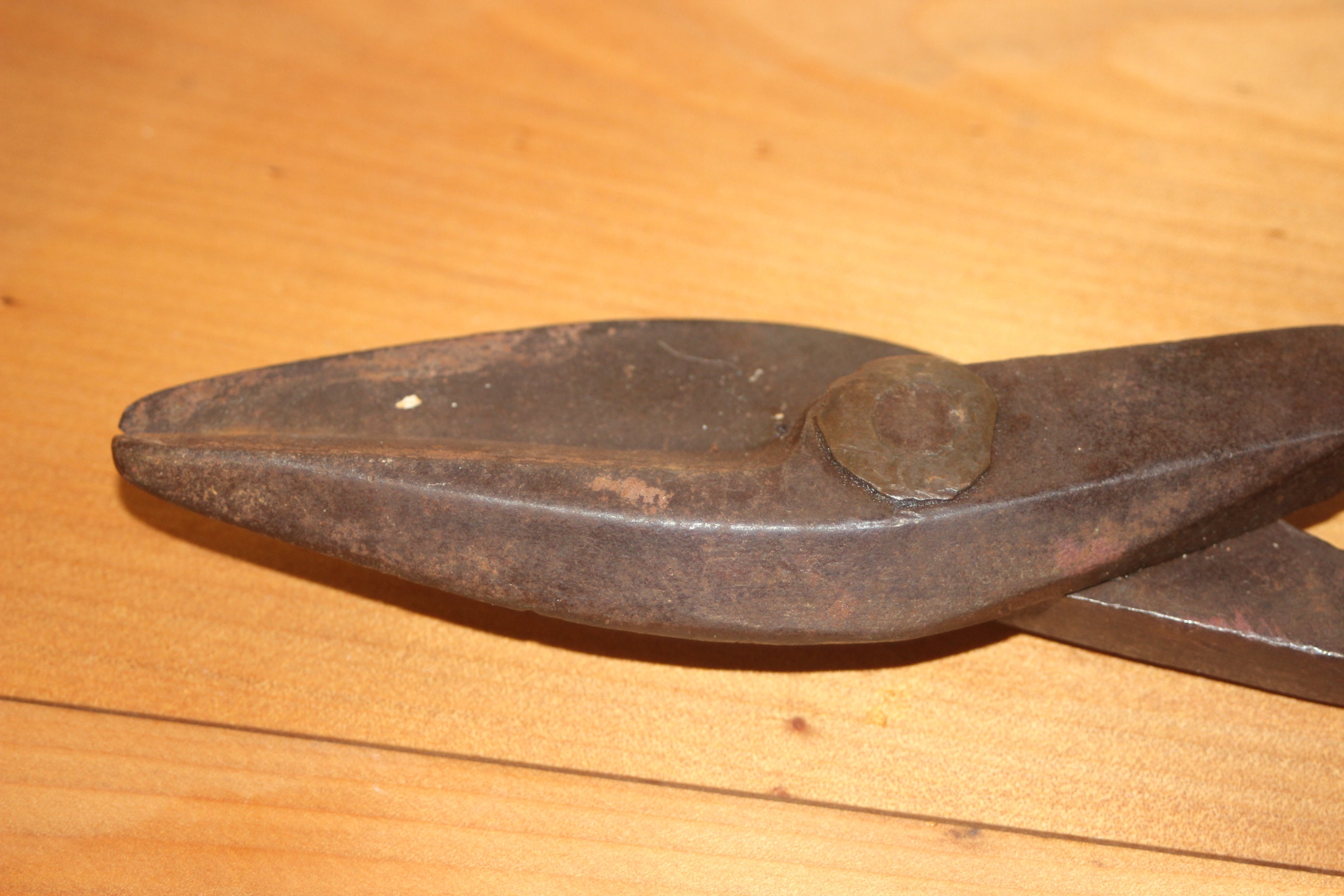 Large Iron Shears 19th C / Forged by a Blacksmith - Etsy