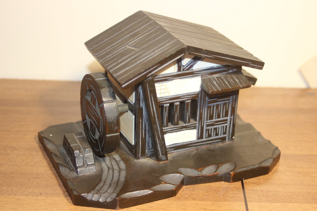 Vintage Minori Orgel Water Wheel Music Box, Japanese Decor - Etsy
