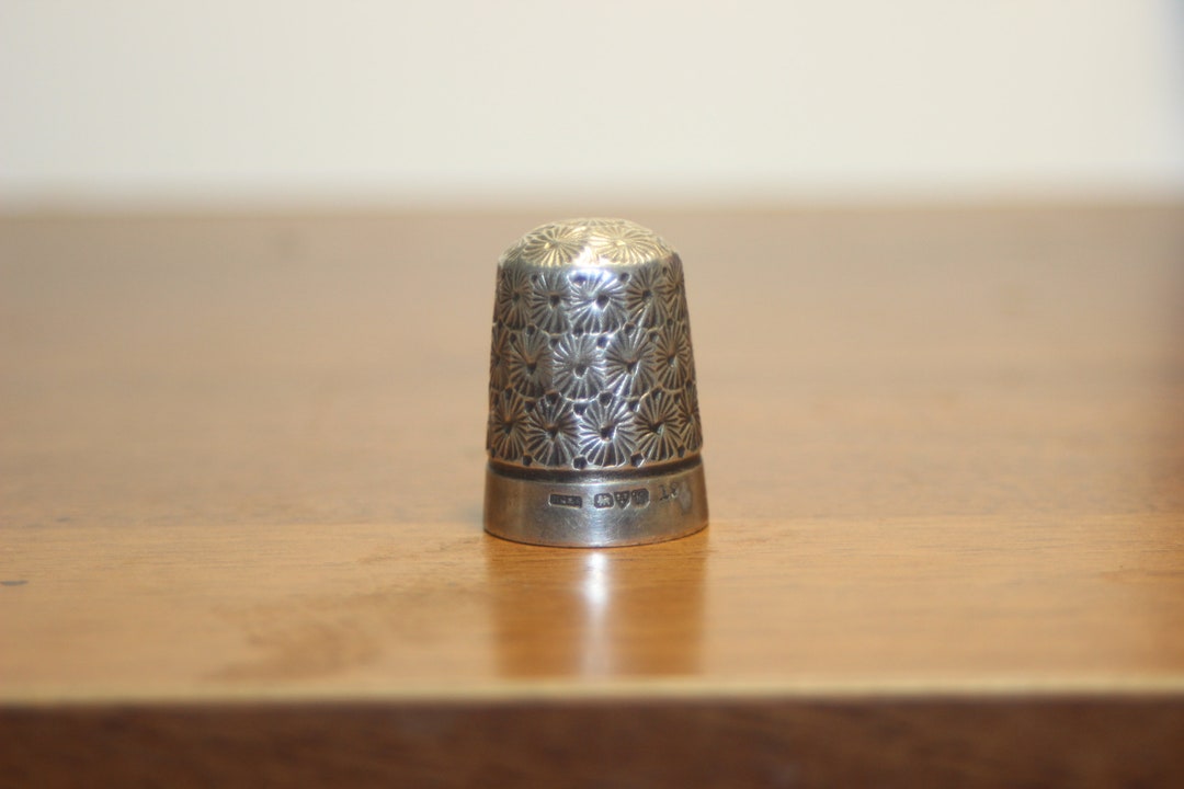 Sterling Silver Thimble , Vintage Sewing Thimble - Etsy