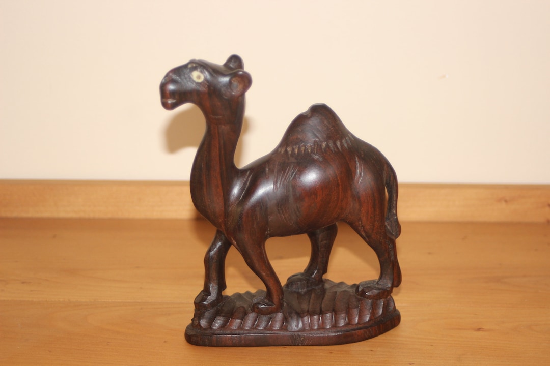 Wooden Carved Camel - Etsy