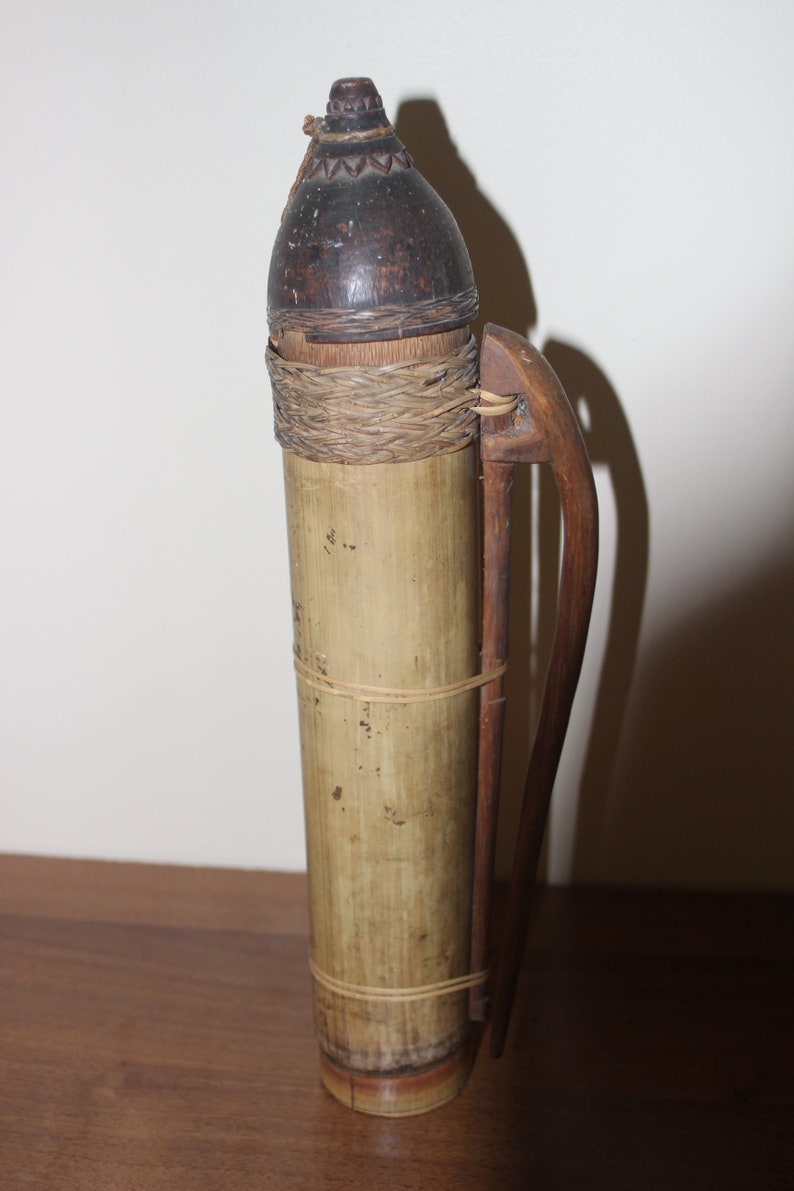 Telenga / Tolor ,bamboo Quiver for Poison Darts Borneo Dajak or Dyak or ...