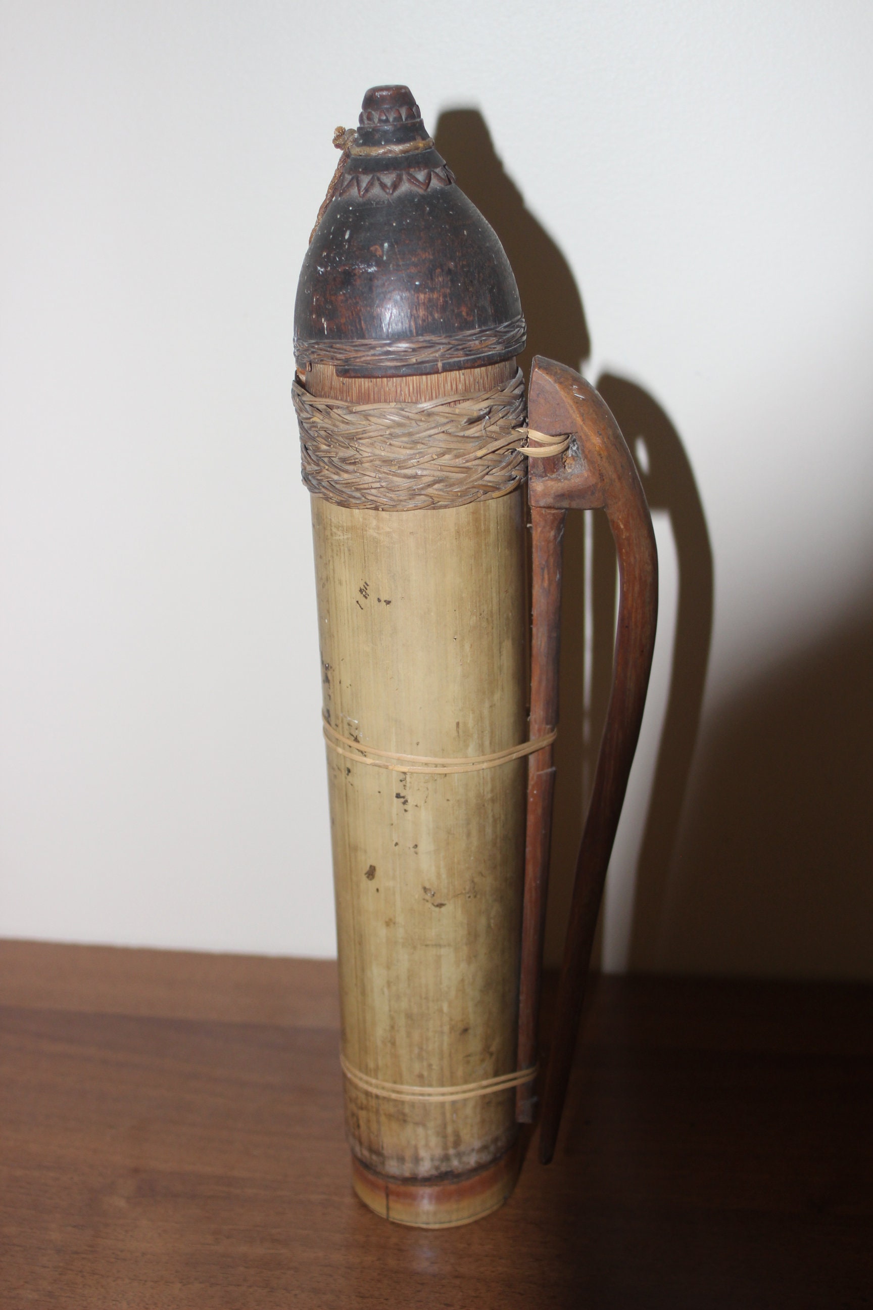 Telenga / Tolor ,bamboo Quiver for Poison Darts Borneo Dajak or Dyak or ...