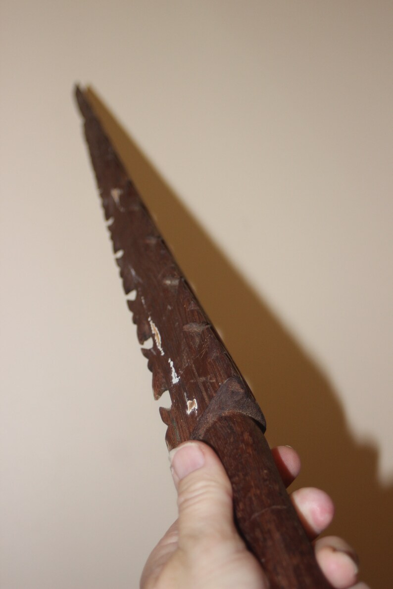Samoan Tao / Short Spear /wooden Dagger Tribal Weapon /tribal , Pacific ...