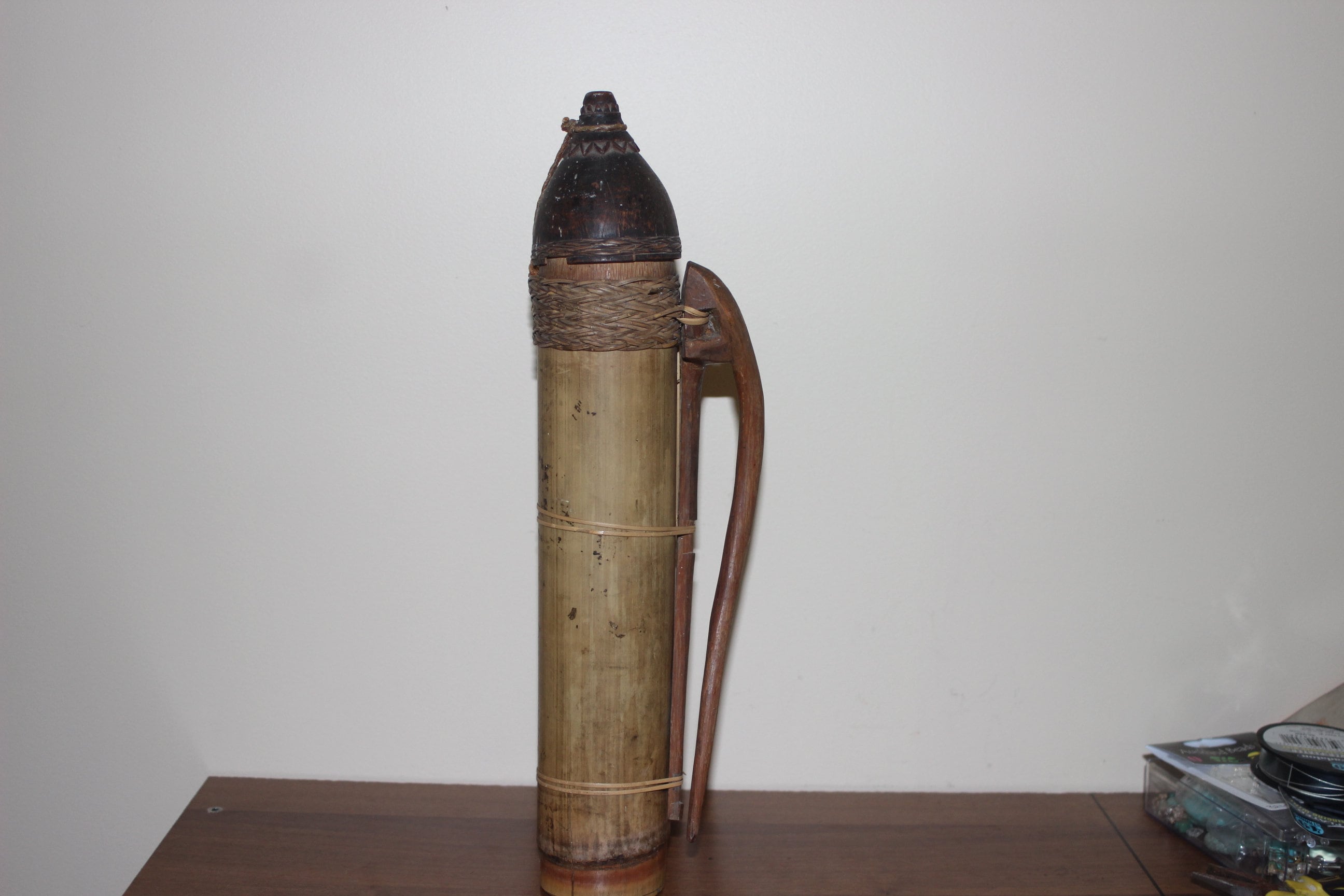 Telenga / Tolor ,bamboo Quiver for Poison Darts Borneo Dajak or Dyak or ...