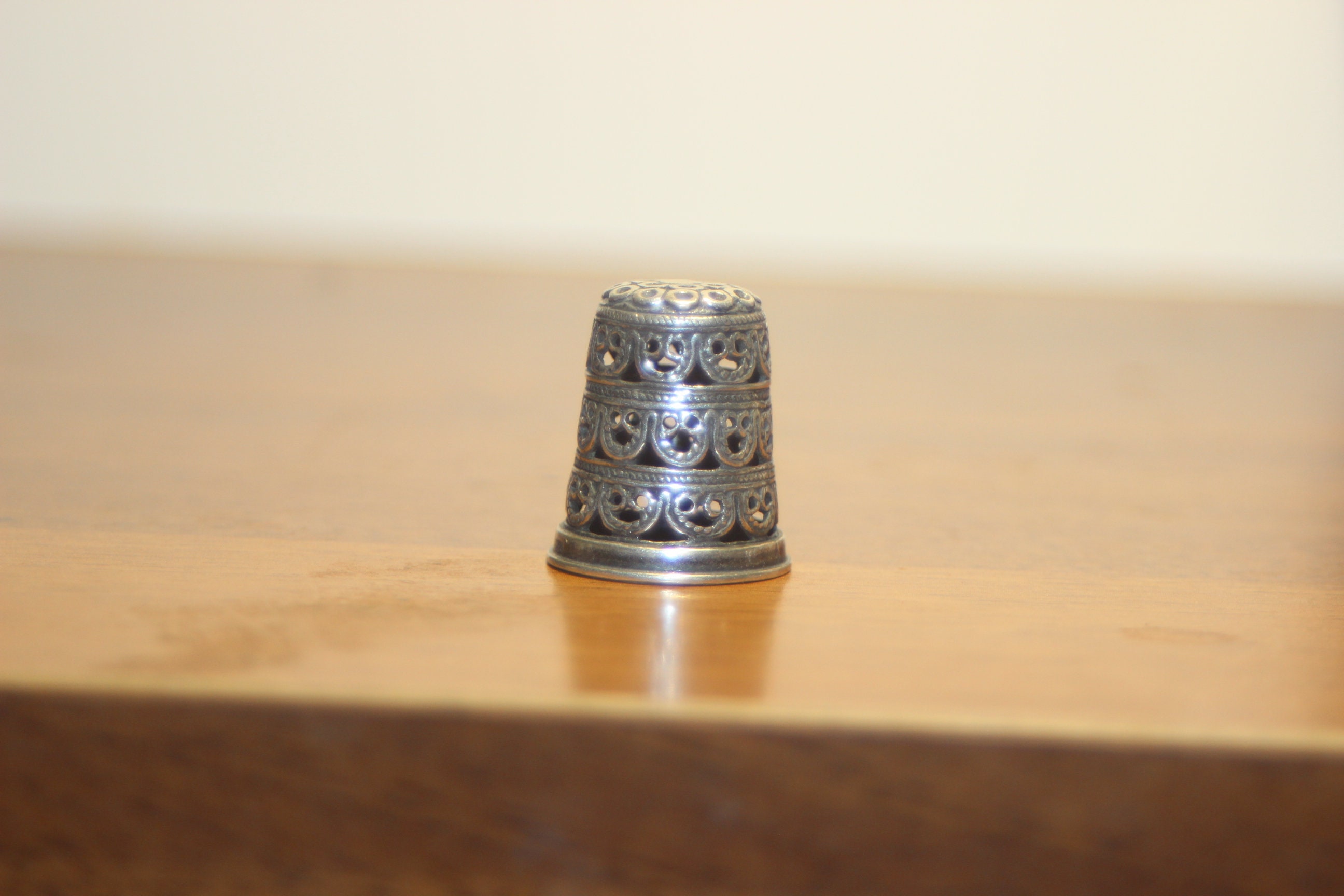 Sterling Silver Thimble Vintage Sewing Thimble Filigree - Etsy
