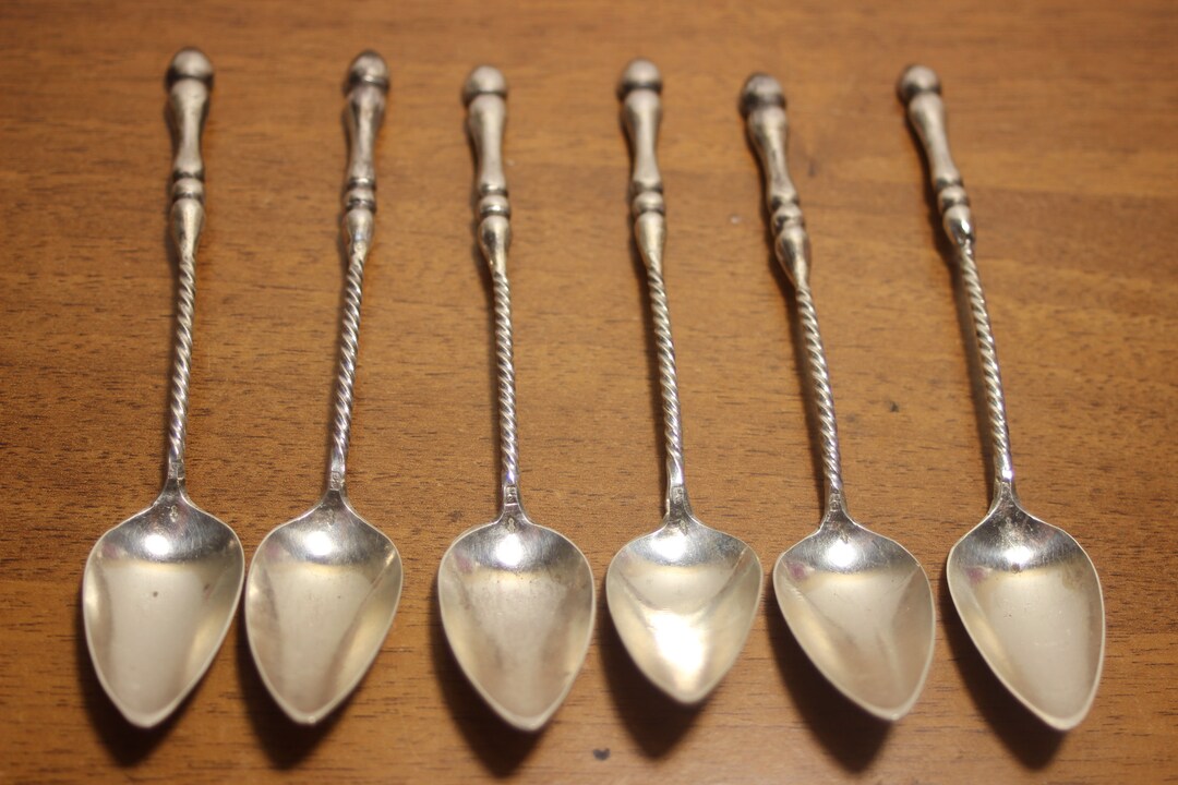 Dutch Silver Coffee Spoons , Solid Silver - Etsy