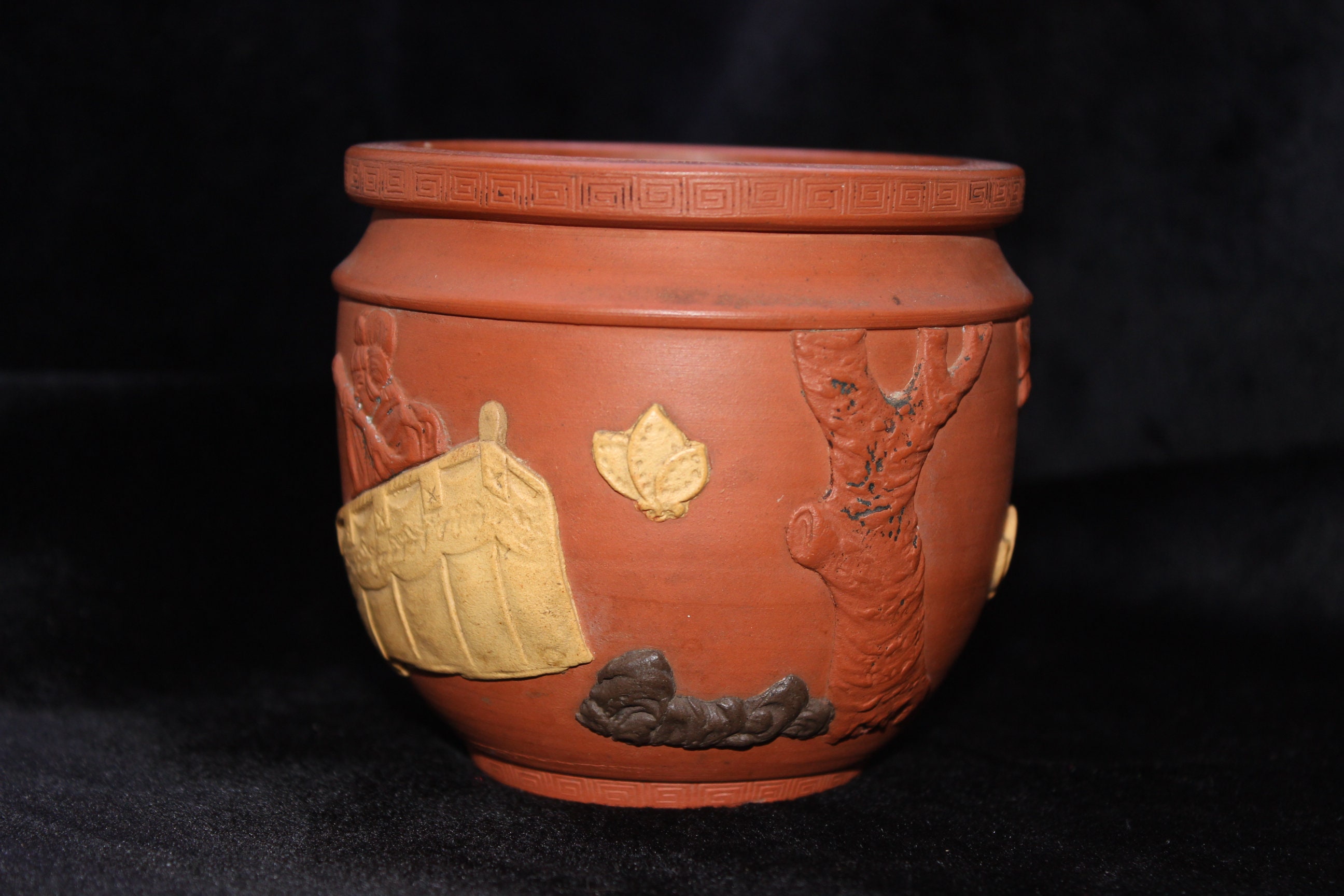 Japanese Tokoname Redware Pottery Jardiniere Vase - Etsy