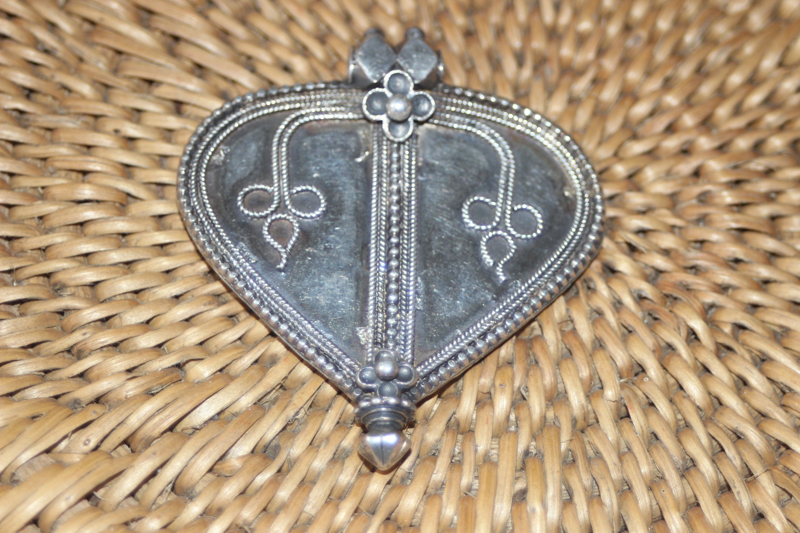 Antique Indian Amulet, Cache-sexe Plate , Andhra Pradesh - Etsy