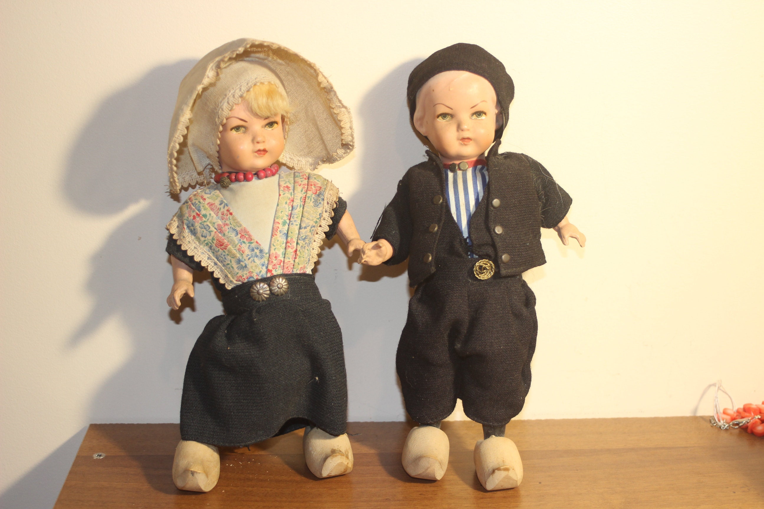 Vintage Souvenir Genuine Rozetta Dolls Amsterdam Holland Boy Girl ...