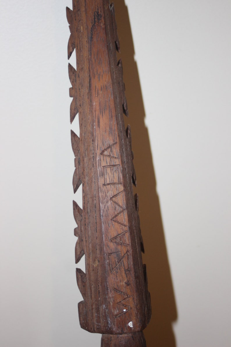 Samoan Tao / Short Spear /wooden Dagger Tribal Weapon /tribal , Pacific ...