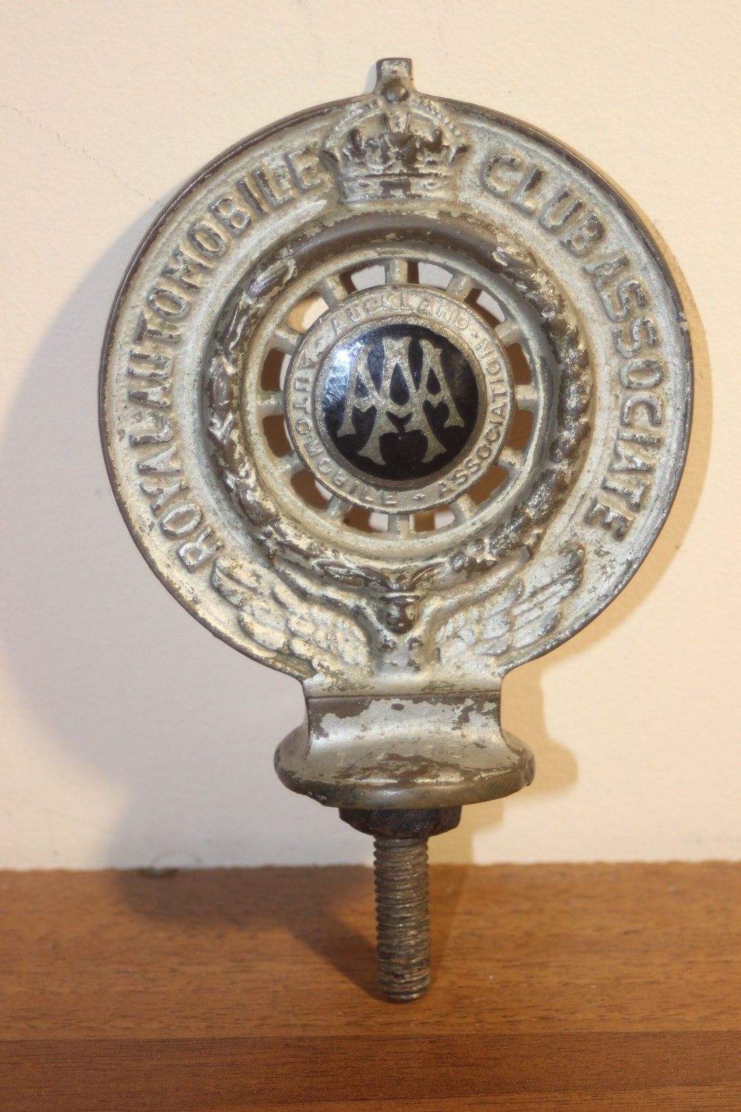 AAA Vintage Badge , AA Car Badge , Royal Automobile Club Associate ...