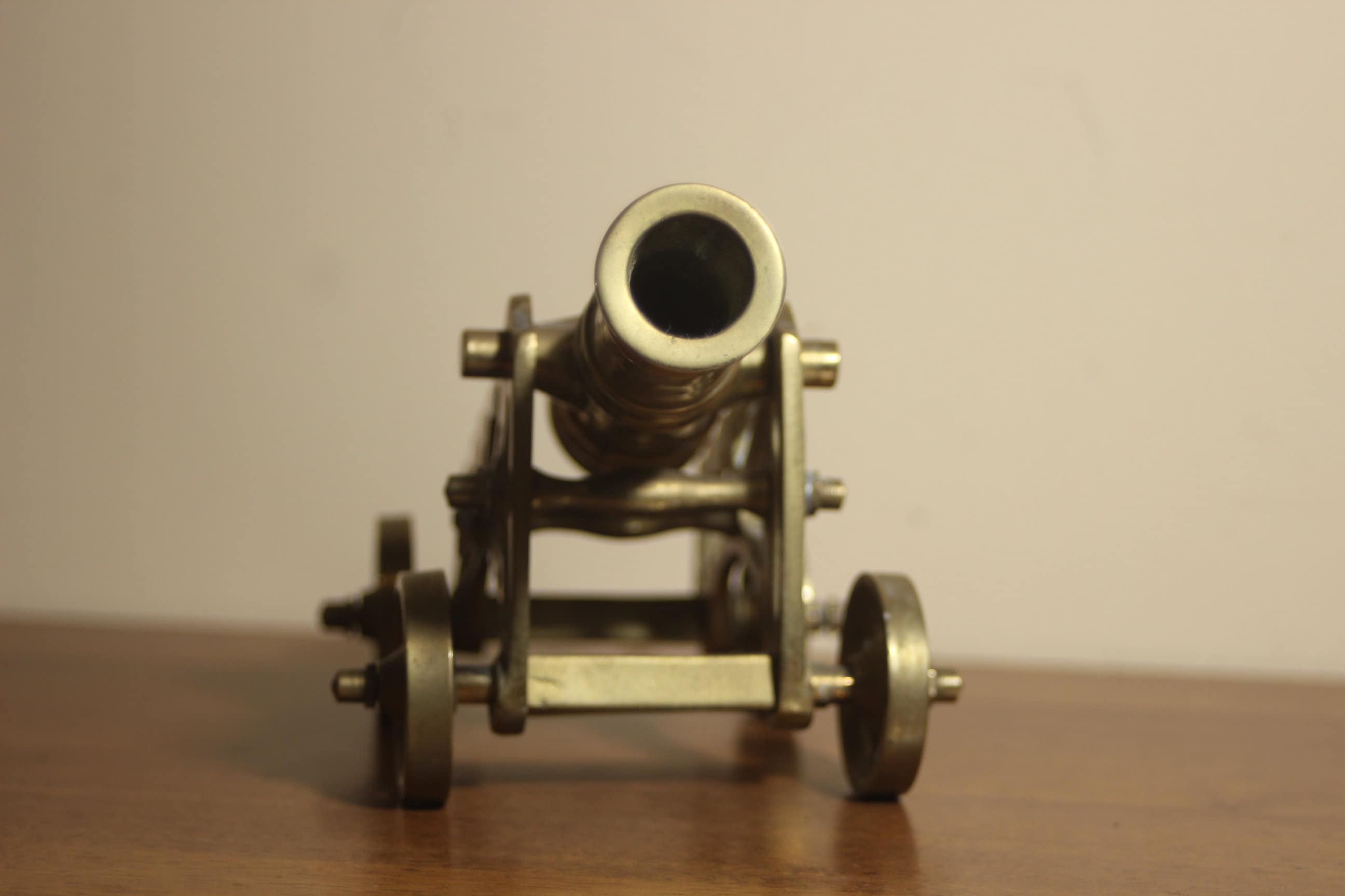 Vintage Brass Model Cannon - Etsy