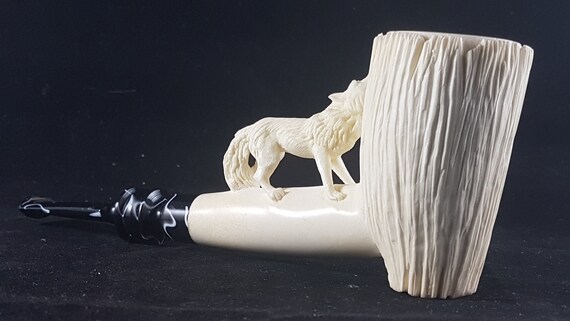 Meerschaum Pipe Wolf