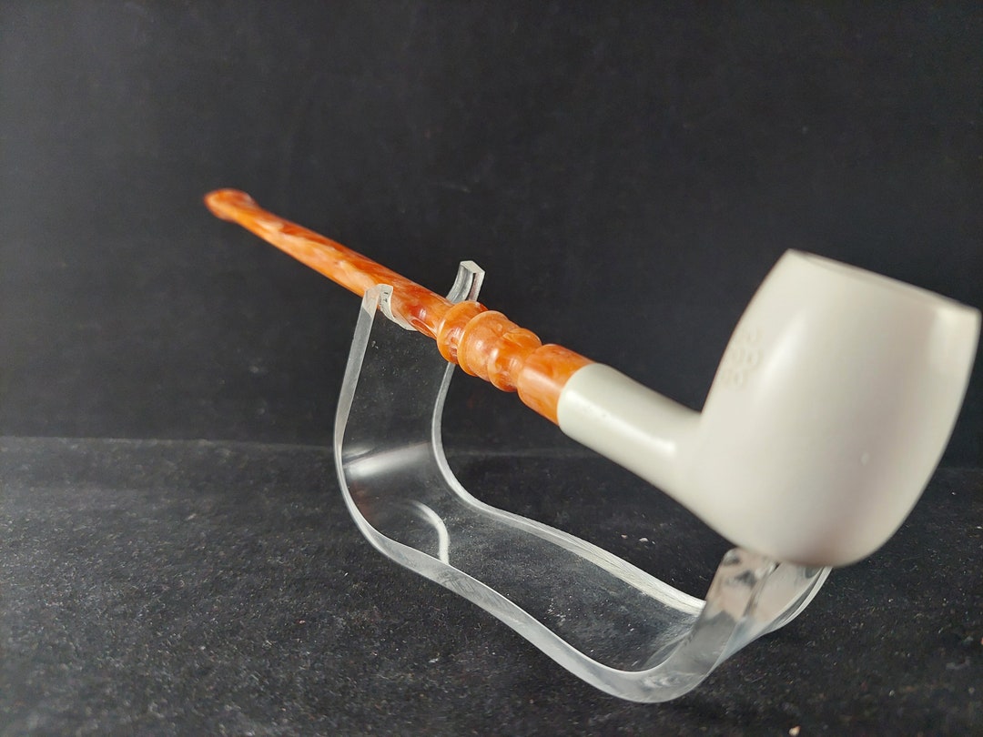 Churchwarden meerschaum Pfeife, Rauchpfeife, handgeschnitzte Pfeife ...