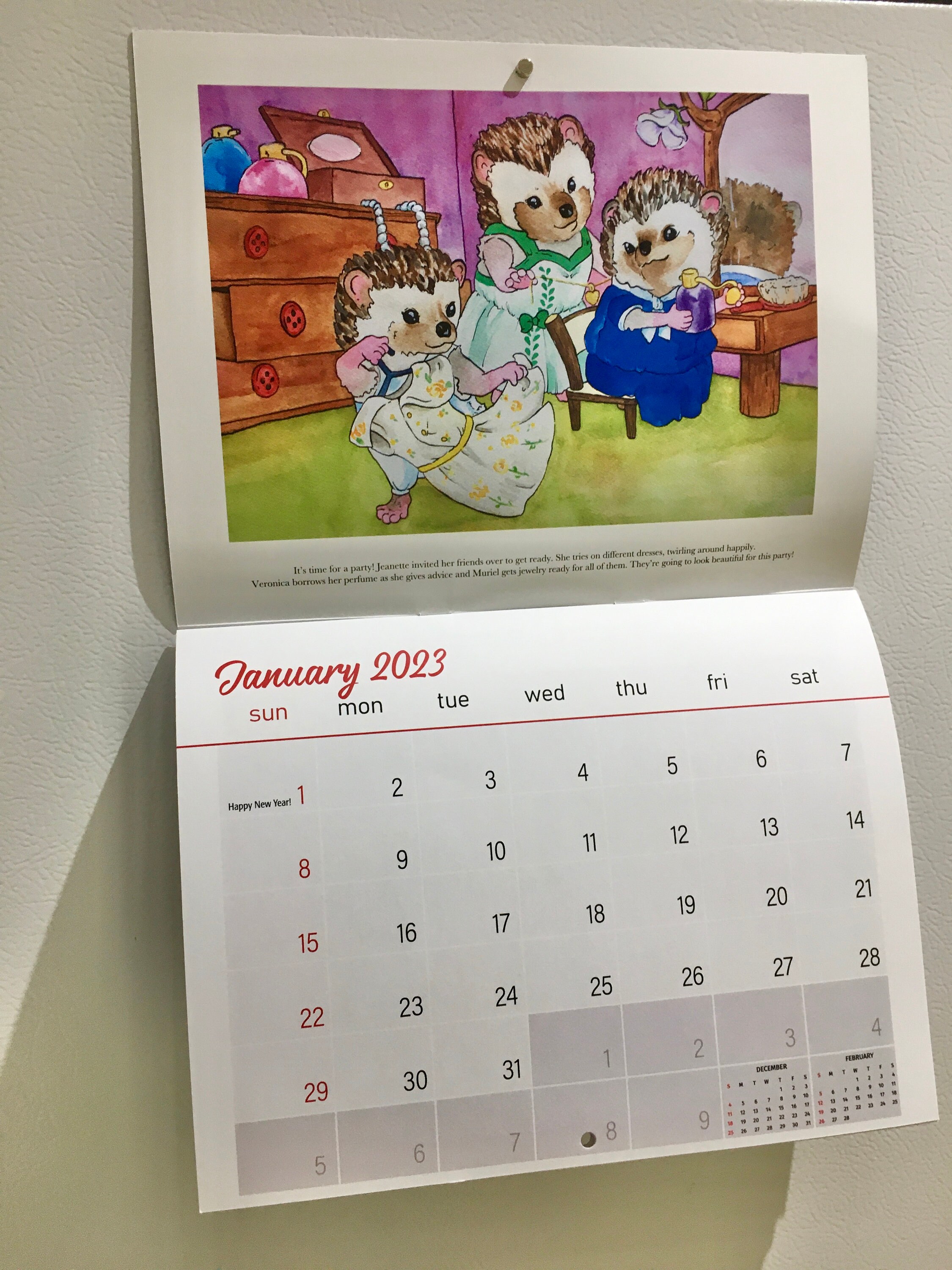 A Year With Friends 2023 Illustrated Wall Art Animal Lovers - Etsy