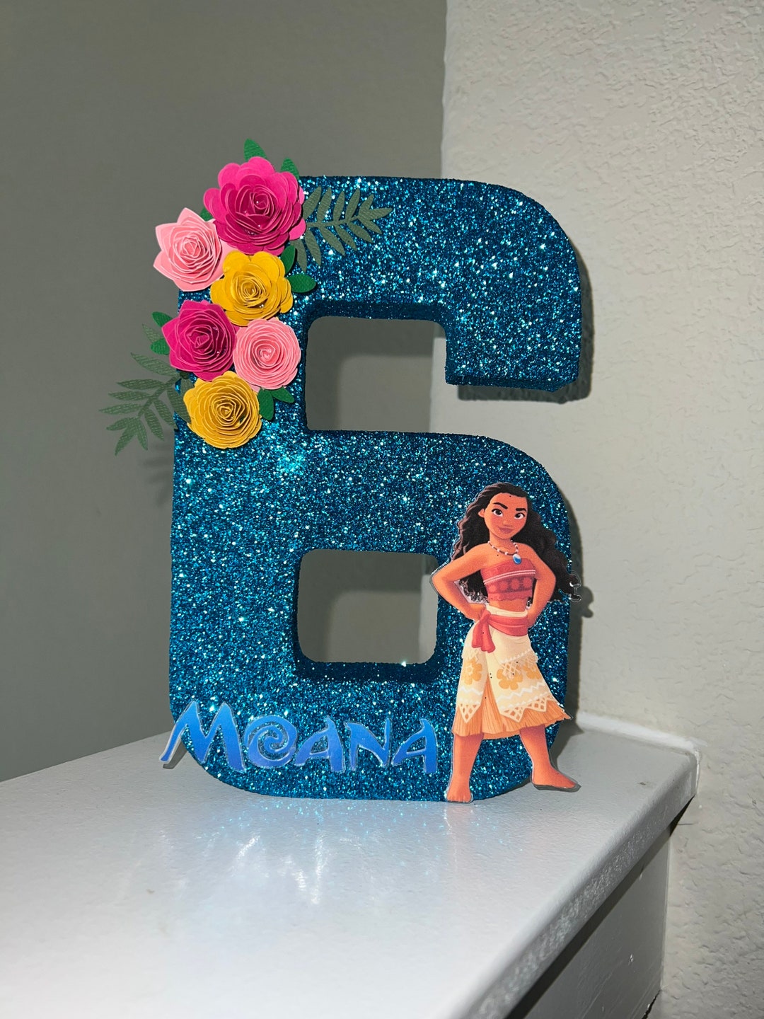 Inspired Moana Personalized Number/letter - Etsy