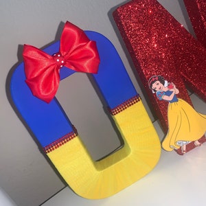 Inspired Snow White Letters, Party Decoration, Paper Mache Letters ...