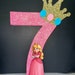 Inspired Personalized Princess Peach Mache Number/letters - Etsy