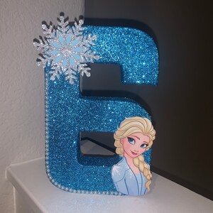 Frozen Elsa Number for Birthday Party - Etsy