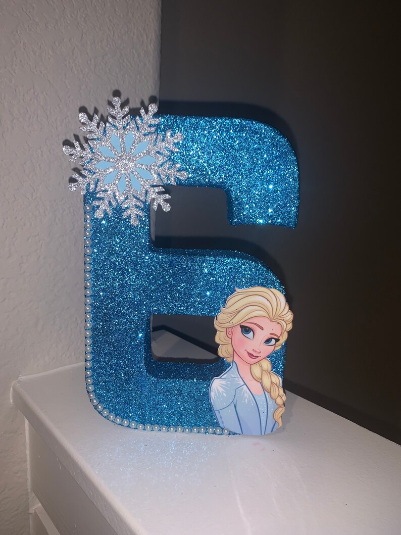 Frozen Elsa Number for Birthday Party - Etsy