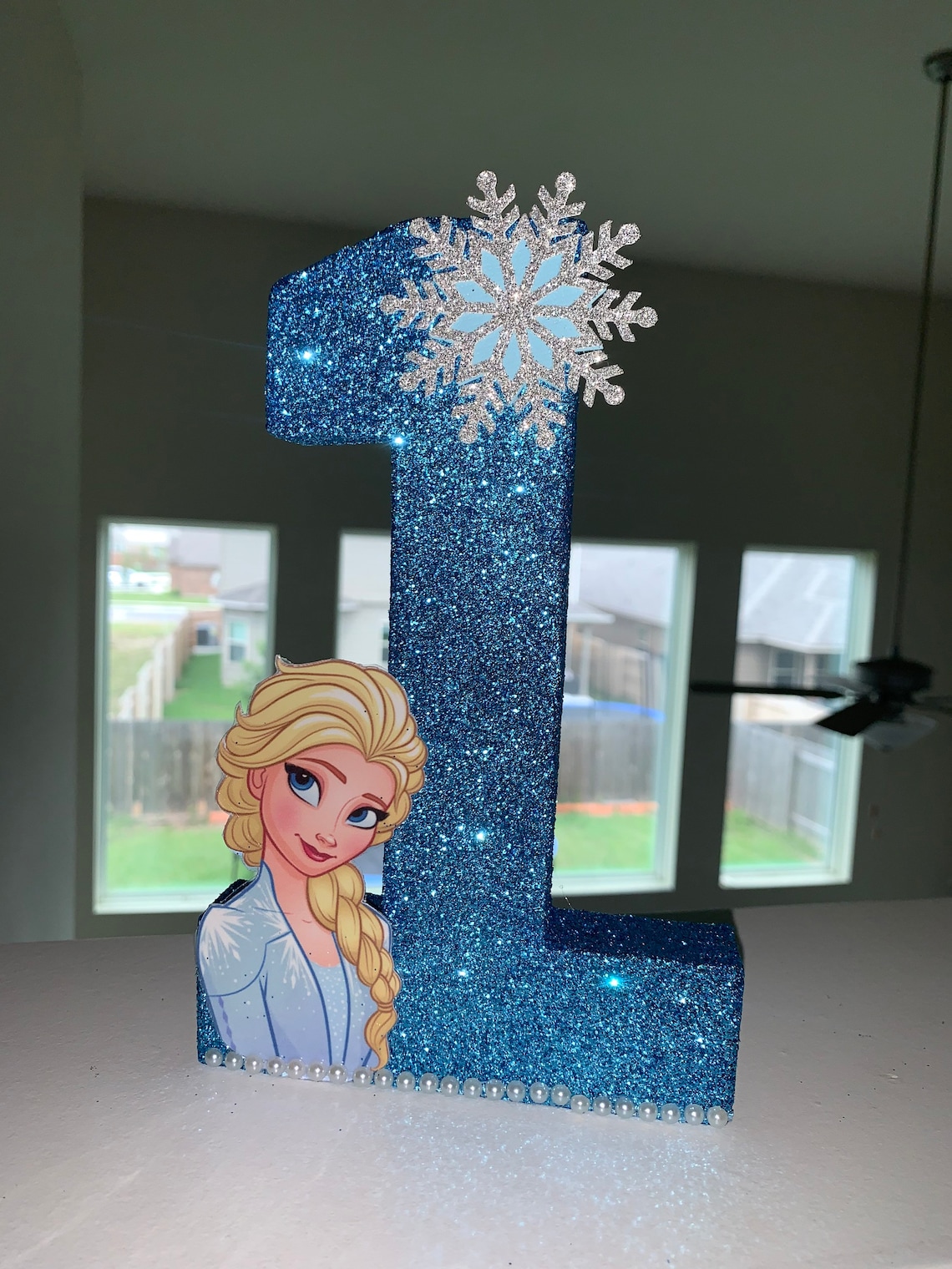 Frozen Elsa Number for Birthday Party - Etsy